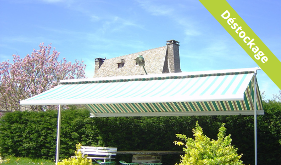 Toile de store en déstockage sur-mesure made in France